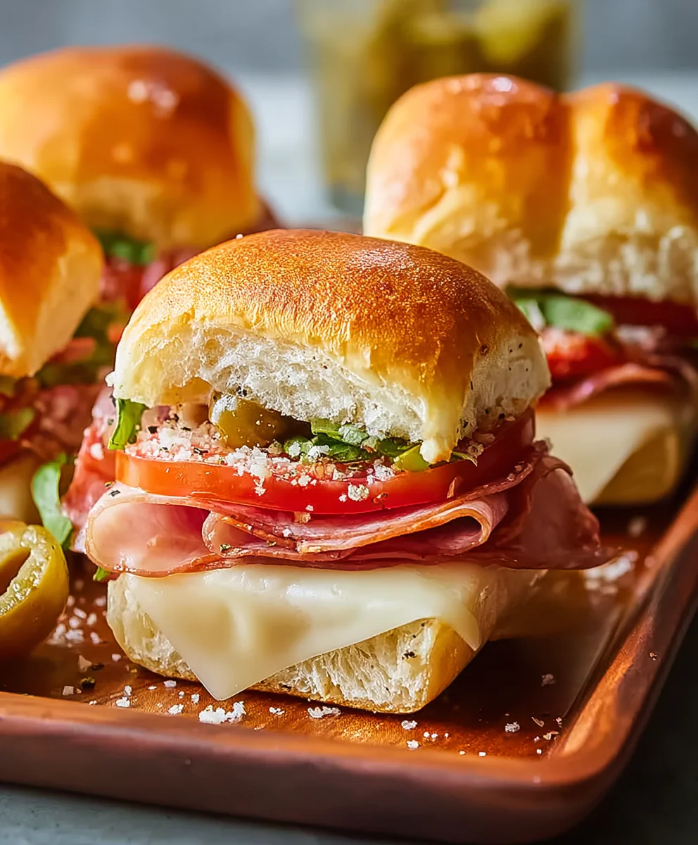 Easy Italian Sub Sliders-Beef Flavor - MMM Flavors