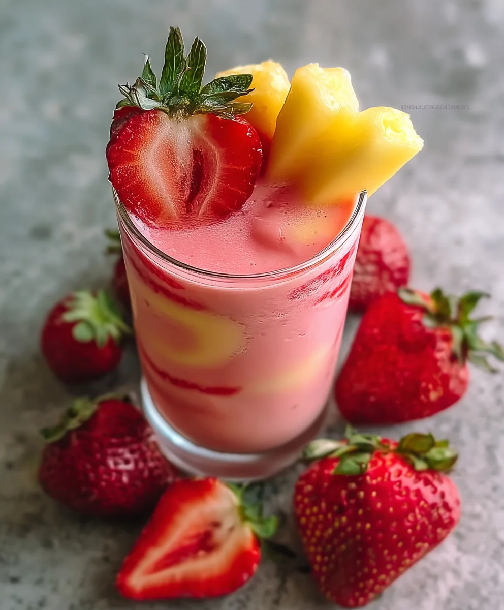Easy Strawberry Smoothie Recipe- Delicious & Healthy - MMM Flavors